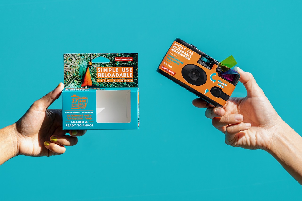 Simple Use Relodable Film Camera - LomoChrome Turquoise - TGH ...