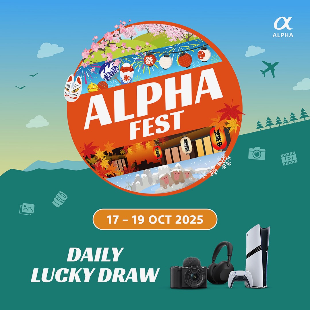 Sony Alpha Fest ’25 (17 - 19 October 2025) - TGH Photography and Travel ...